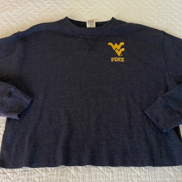 PINK Victoria's Secret | Tops | Victorias Secret Pink West Virginia Wvu ...